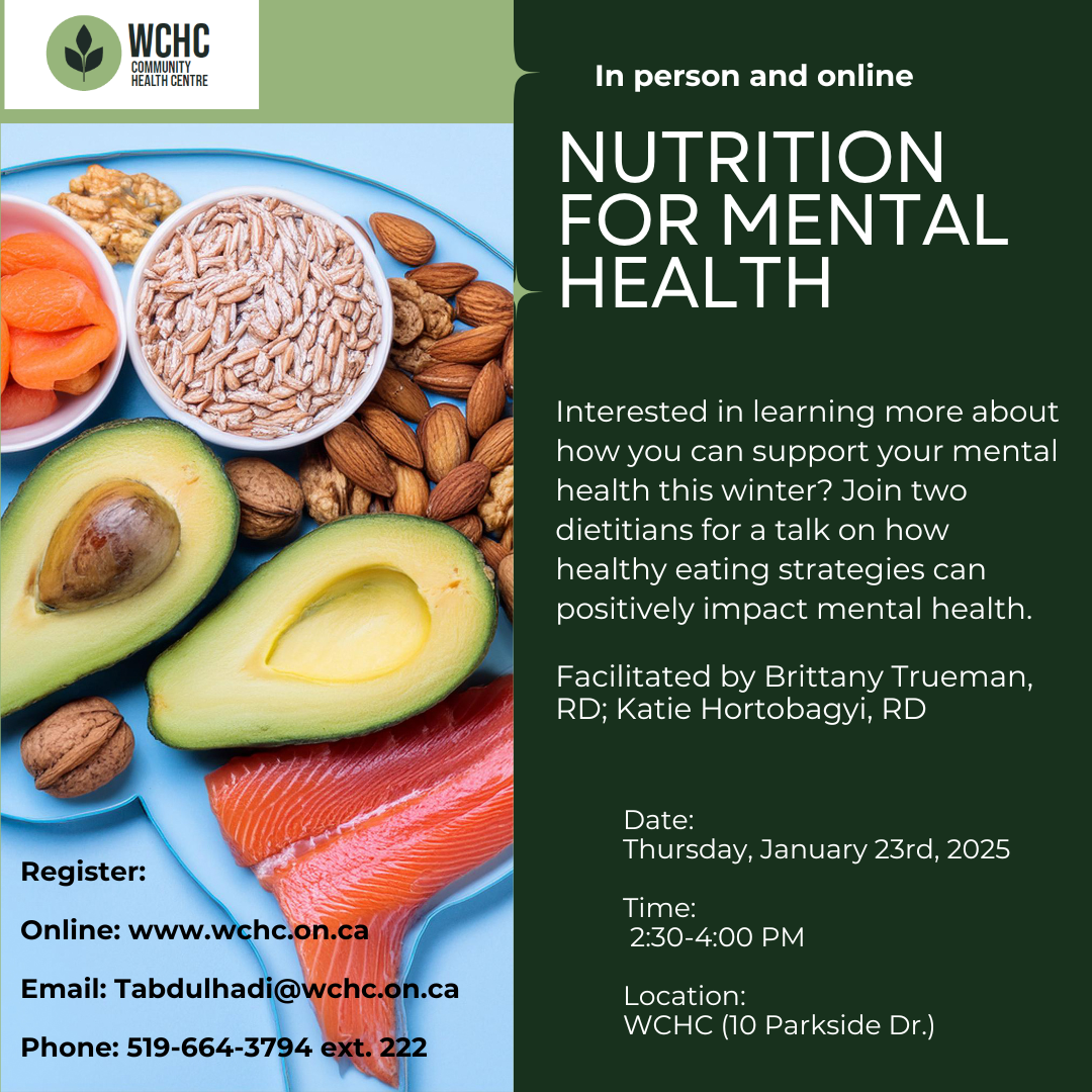 Nutrition for Mental Health - Woolwich Community Health Centre